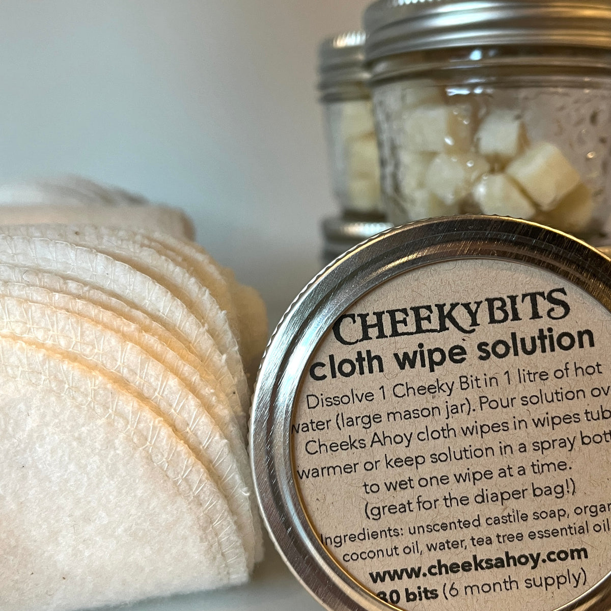 Cheeky Bits Wipe Solution – Marilla's Mindful Supplies